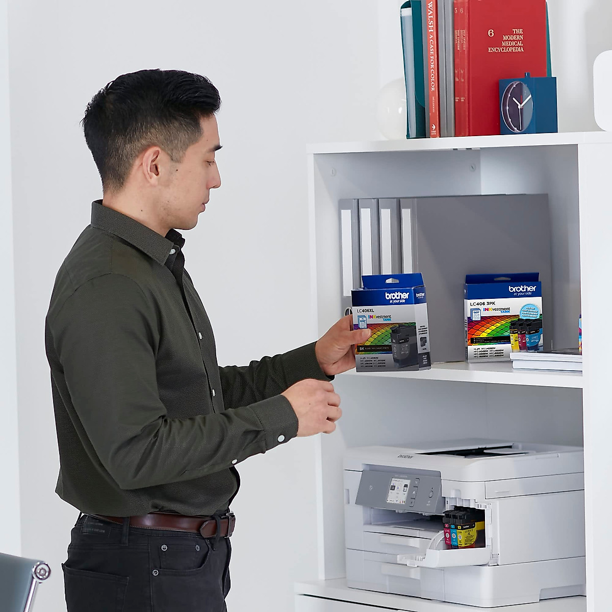 Brother LC406XLC High Yield Cyan Ink Cartridge