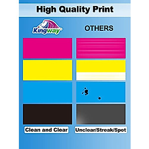 KINGWAY Compatible LC3019 Ink Cartridges Replacement for Brother LC3017 LC3019 XXL use with Brother MFC-j5330DW MFC-J6930DW MFC-J6530DW MFC-J5335DW MFC-J6730DW Ink Cartridges, 8 Pack