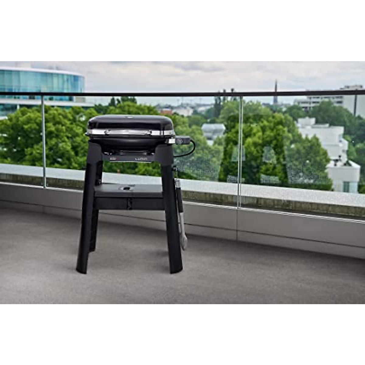 Weber Lumin Outdoor Electric Barbecue Grill, Black - Great Small Spaces such as Patios, Balconies, and Decks, Portable and Convenient