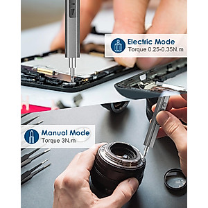 Vastar Electric Screwdriver, 152 in 1 Cordless Mini Precision Screwdriver Set with 119 Magnetic Precision Bits, Rechargeable Portable Repair Tool Kit with LED Lights for Electronics Phones