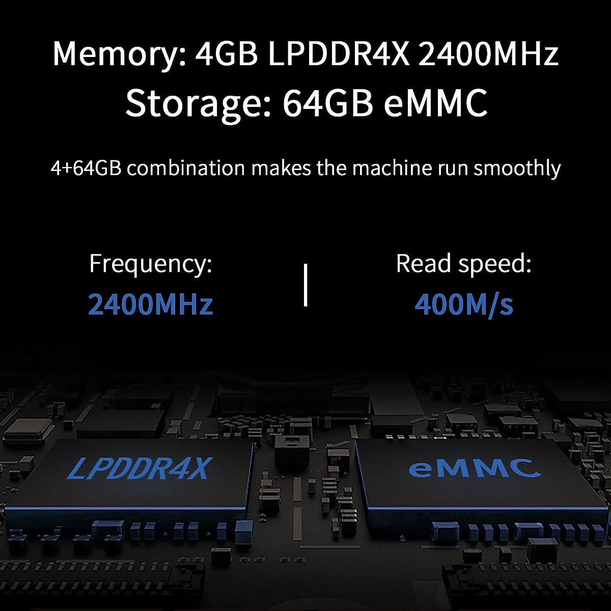 T5 Mini PC, Intel Processor Celeron N4020 (4M Cache,up to 2.8GHz), Mini Computers with 4G LPDDR4/64GB eMMC, Small PC Supports 4K Dual HDMI, USB3.0/WiFi 5/BT5.0/Gigabit Ethernet