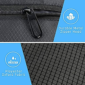 CHEPULA Drawstring Gym Bag, Large Sports Backpack String Swim Drawstring PE Bags for Women Men, Waterproof Travel Beach Bag (Black)
