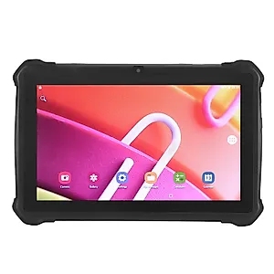 Pssopp Kids Tablet, 7 Inch Tablet Rear 8MP US Plug for Kids Photography (Green)