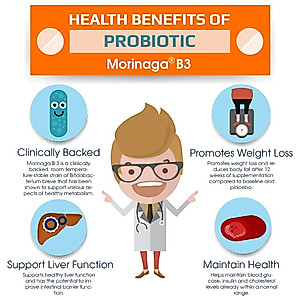 Genius Probiotics for Weight Loss with Green Tea Extract - Fat Burner Supplement & Digestive Health Pills for Bloating Relief for Women & Men - Shelf Stable Probiotic Metabolism Booster - 30 Servings