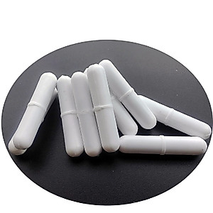 Magnetic Stirrer Stir Bar PTFE Magnetic Mixer Stir Bars (10X40mm, with Ring Shape, 10PCS)