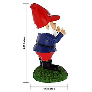 Gnometastic Make Gnomes Great Again Garden Gnome Statue, 9.5 Inches - Indoor or Outdoor Funny Garden Gnomes and Lawn Decoration,