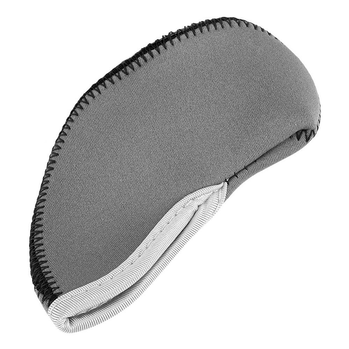 10Pcs Golf Club Head Cover, Neoprene Protective Headcover Golf Club Iron Head Covers Set (Grey + Black) Funny Driver Heads Iclubs