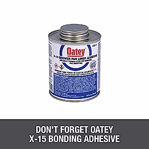 Oatey PVC Shower Pan Liner Kit