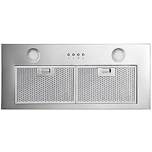 Ancona AN-1362 Inserta Plus 28” 420 CFM Ducted Built-in Range Hood in Stainless Steel