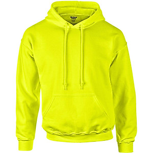Heavy Blend 8 oz. 50/50 Hood (G185) Safety Green, XL