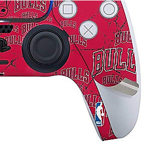 Skinit Decal Gaming Skin Compatible with PS5 Controller - Officially Licensed Chicago Bulls Blast Design