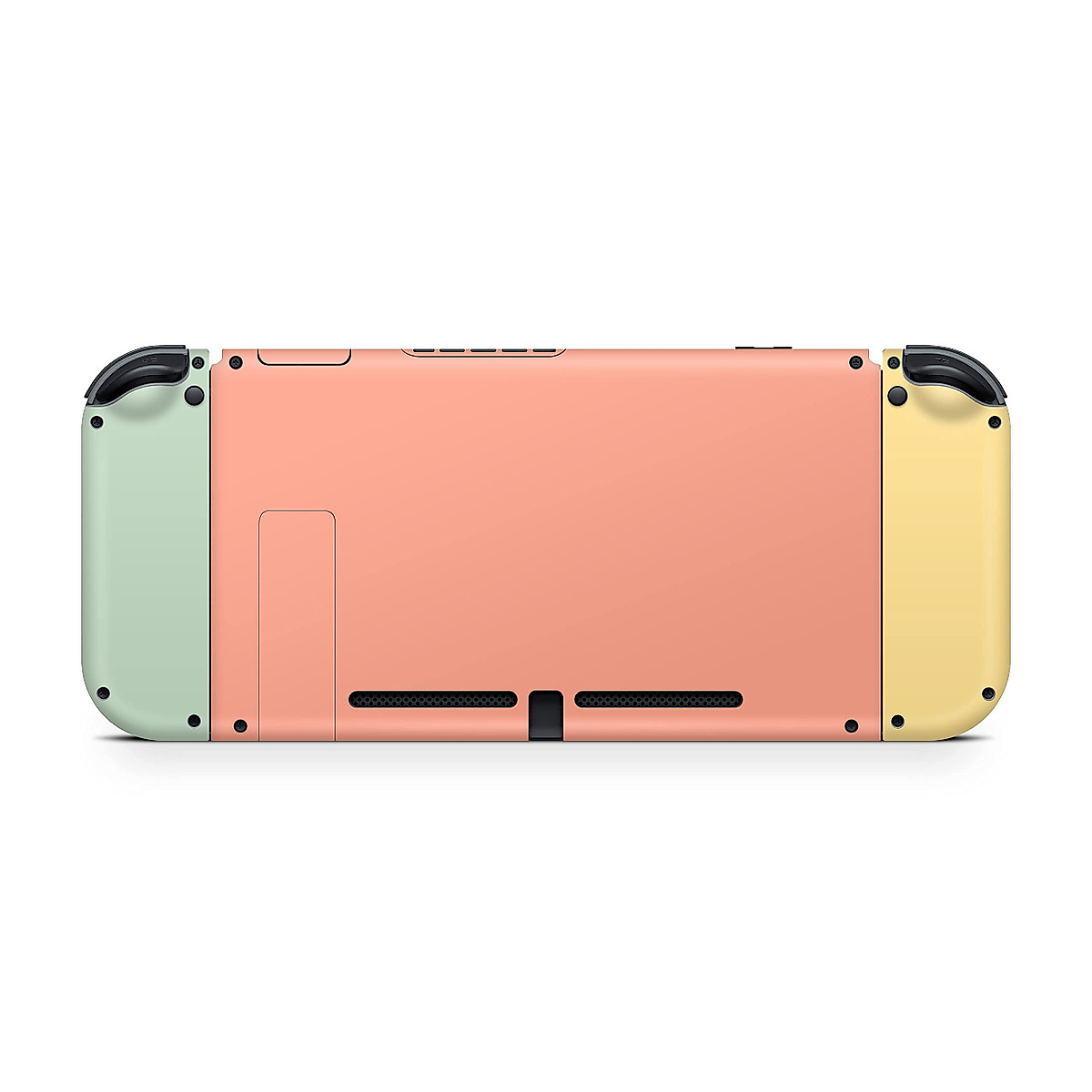 Tacky Design Color Blocking Skin Compatible with Nintendo Switch Skin Wrap Cover, Green Colorwave Skin for Nintendo Switch Stickers, Premium Vinyl 3M Full Wrap Decal.