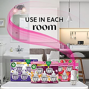 Air Wick Plug in Scented Oil Refill, 5ct, Summer Delights, Air Freshener, Essential Oils