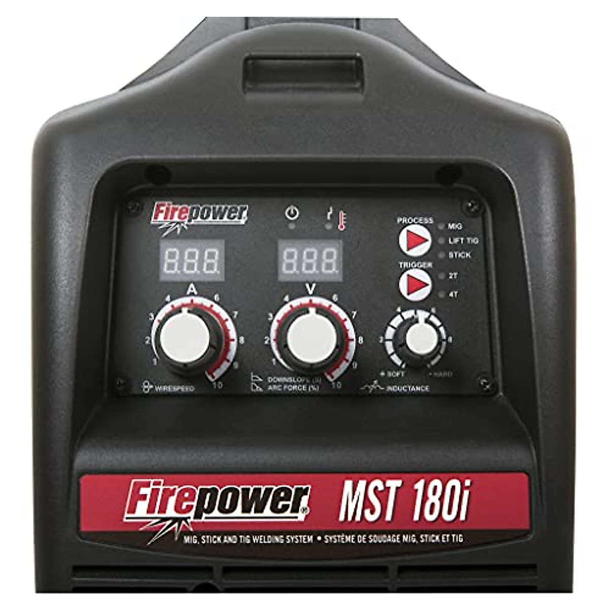 FIREPOWER 1444-0871 MST 180i 3-in-1 MiG, Stick and Tig Welding System, 180 Amp Max Output, 1/4" Max Plate Thickness, 50/60 Hertz, 9,000 Watt Generator, 208/230 VAC