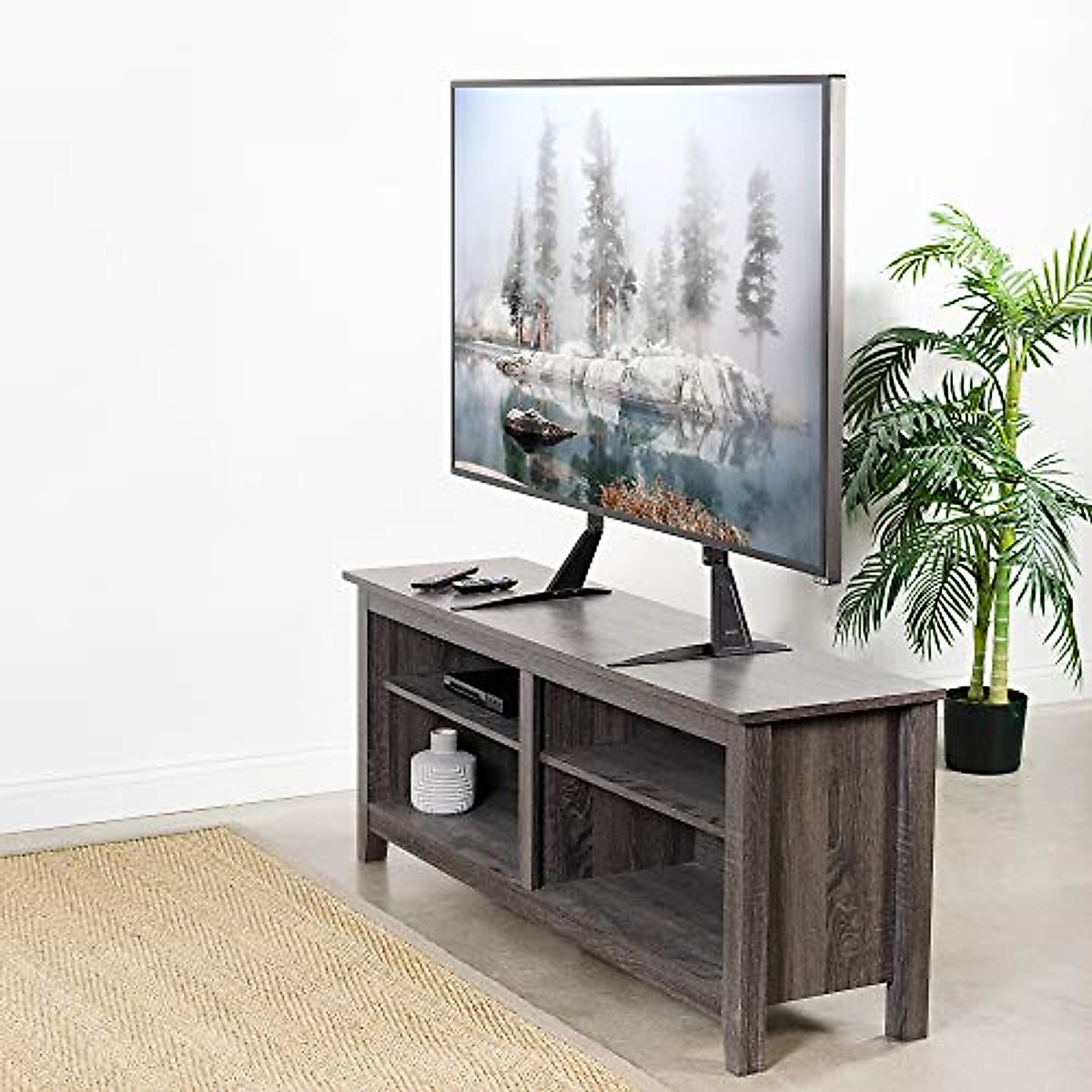 VIVO Extra Large TV Tabletop Stand for 27 to 85 inch LCD Flat Screens, Mount Base with VESA up to 1000x600mm STAND-TV01T