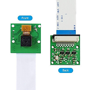 KEYESTUDIO for Raspberry Pi Camera, 5MP 1080p Camera Module with OV5647 Sensor Video Webcam for Raspberry Pi Model A/B/B+, Pi 2, Raspberry Pi 3, 3B+, Pi 4B Ras Pi 4 Zero W Camera with Flex Cable