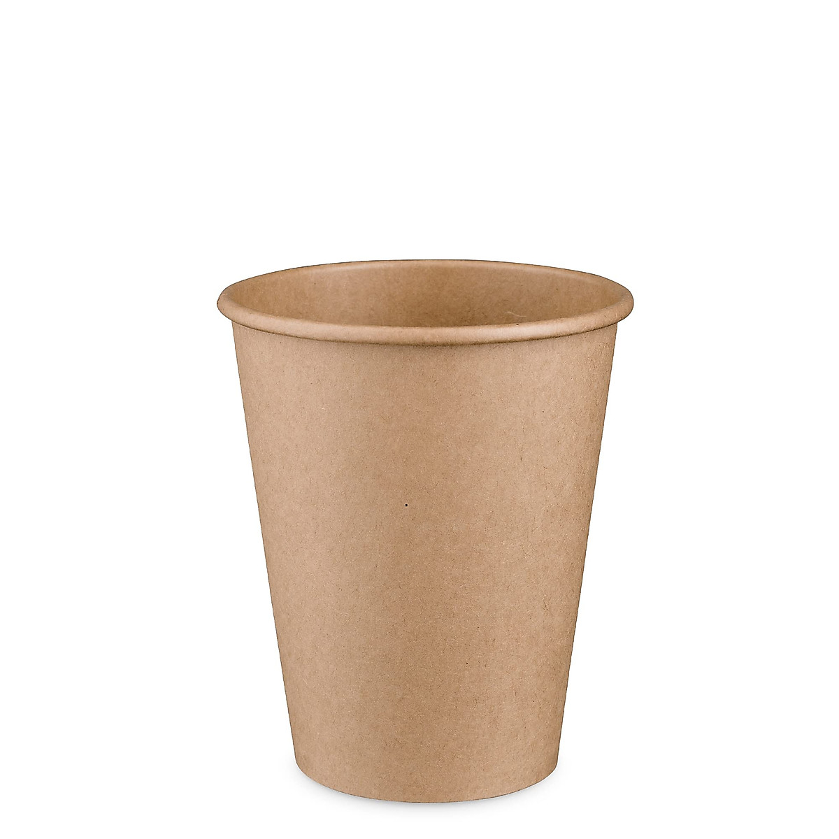 Comfy Package [12 oz. - 100 Count Kraft Disposable Paper Cups, Hot Coffee Cups Brown Unbleached - Eco-Friendly Cups