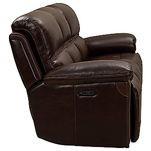 Barcalounger Sedrick Power Reclining Sofa With Power Head Rests, El Paso Walnut