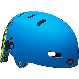 BELL Span Youth Bike Helmet - Matte Force Blue Octobeast (2018), X-Small (49-53 cm)