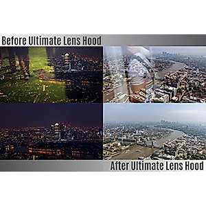 Original ULHgo Ultimate Lens Hood - Camera Lens Anti Reflection Lens Hood -Lens Skirt Antireflection - DSLR Rubber Lens Hoods - Fits 49mm to 82mm Lens Filter Thread - from Kickstarter