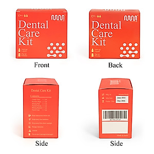 mastermedi Zinc Oxide Eugenol Cement Dental Care Kit Glue For Crowns & Bridges Filling