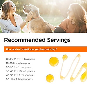 Nutri-Vet Fish Oil - Dog Skin & Coat Supplement - Omega 3 Fish Oil - Promotes Joint Health - 12oz