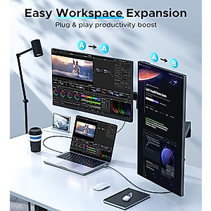 Warrky USB C to HDMI Cable 4K, 3.3ft [Braided, High Speed] Thunderbolt 3 to HDMI Adapter Compatible for New iPad, MacBook Pro/Air, iMac, Galaxy S20 S10 S9 S8, Surface, Dell, HP