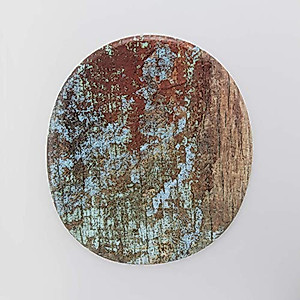 American Metalcraft RM1614 Organic Round Melamine Serving Board, Reclaimed Wood, 16 3/8-Inches