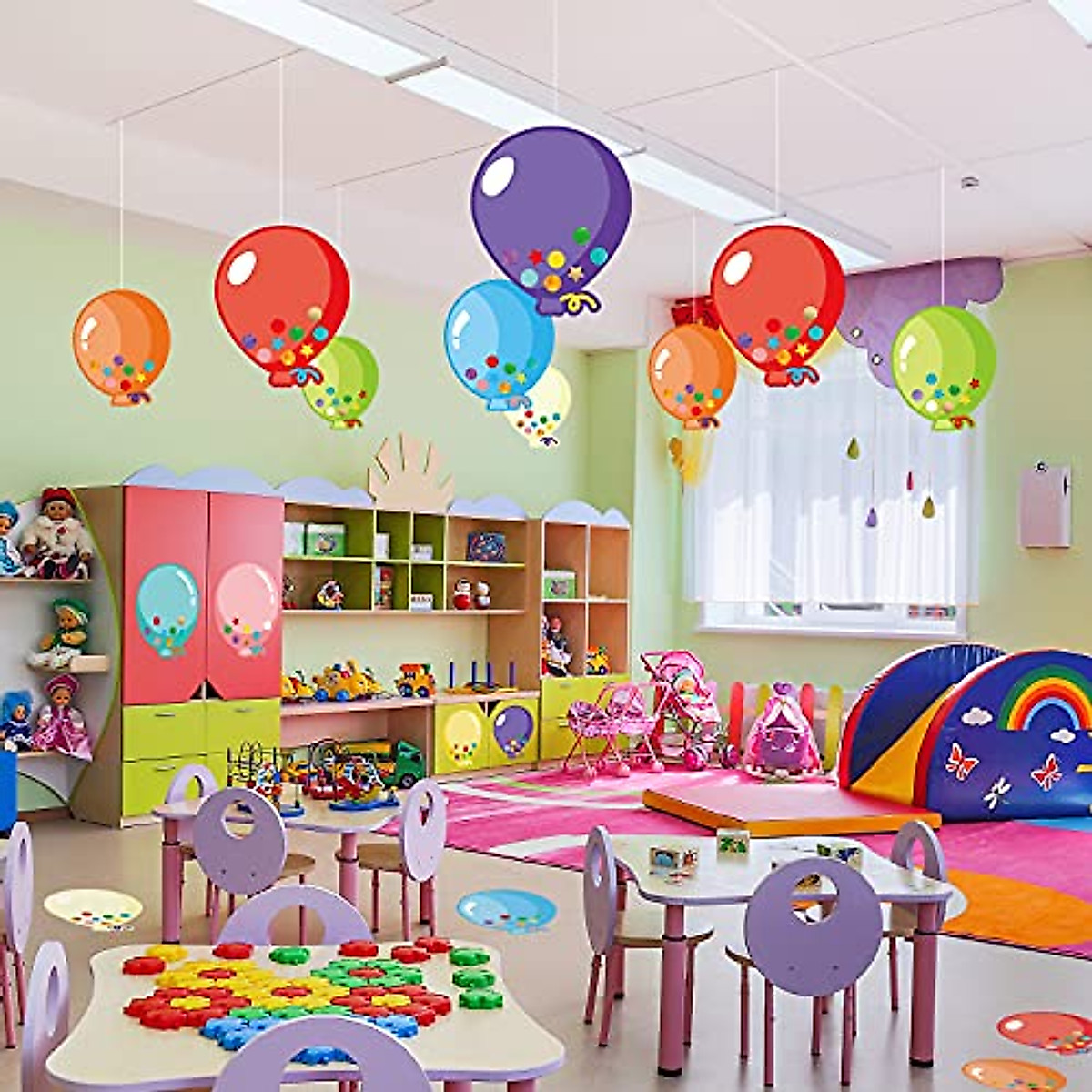 45 Colorful Balloon Cut-Outs for Classroom Decor