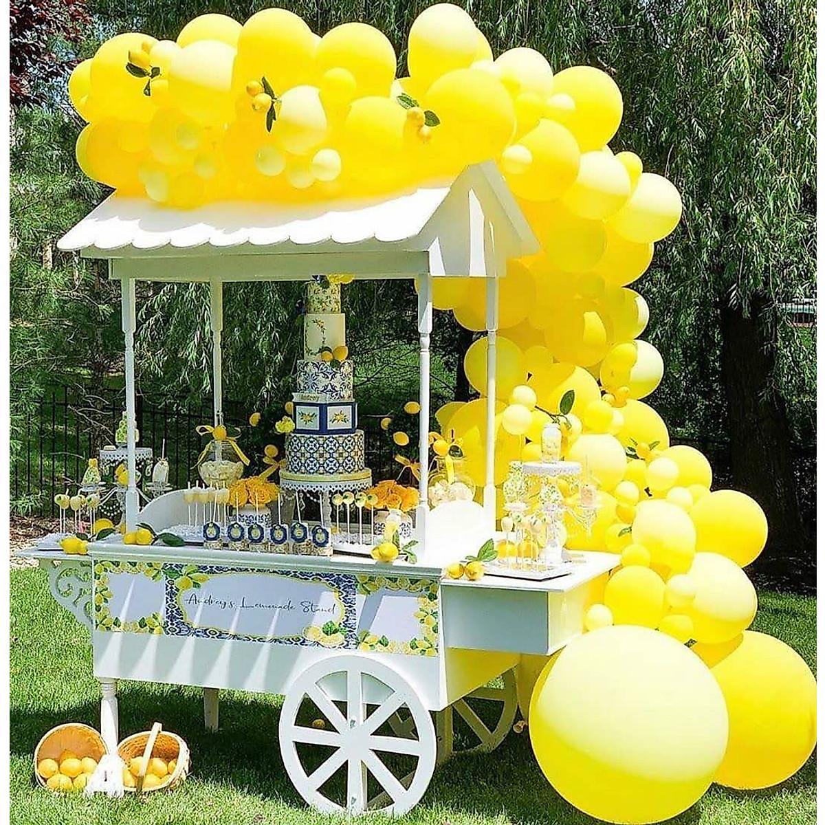 Yellow Balloons 5 Inch 100 Pack, JOGAMS Yellow Latex Balloons Mini Balloons Party Balloons for Sunflower Sunshine Bee Lemon Baby Shower Bridal Shower Birthday Party Decorations