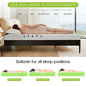 Pazidom Full Memory Foam Mattress 6 Inch Full Size Mattress for Pressure Relief Medium Firm Mattress in a Box Full Mattress with Easy-to-Clean Cover, Fiberglass Free, CertiPUR-US Certified