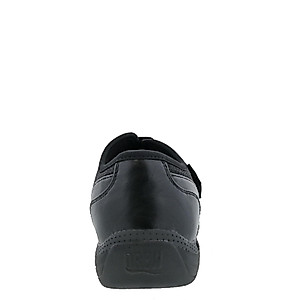 Drew Aster Womens Cross Strap Comfort Shoe, Black Combo,9.5 Wide (D)