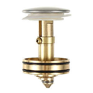 Housoutil Universal Bathroom Sink Stopper, for 1-1.3 Inch Bullet Core Push Type Basin Pop-Up Drain Filter, Bathtub Converter Sink Drain Strainer Plug,Anti Clogging Drain Filter
