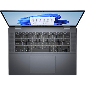 Dell Inspiron 16 2-in-1 2023 Personal Laptop ~ 16" FHD+ 60Hz IPS Touch ~ AMD Ryzen 5 7530U ~ 16GB LPDDR4~512GB M.2 NVMe ~ Backlit Keyboard Fingerprint ~ Wi-Fi 6 ~ Windows 11 Pro ~ River Blue
