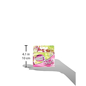 Dorco Shai 6 Blade Razor Cartridges Only - 4 Cartridges, Premium Precision Blades for a Smooth Shave, Compatible with Shai Razors, Ideal for Daily Grooming and Travel