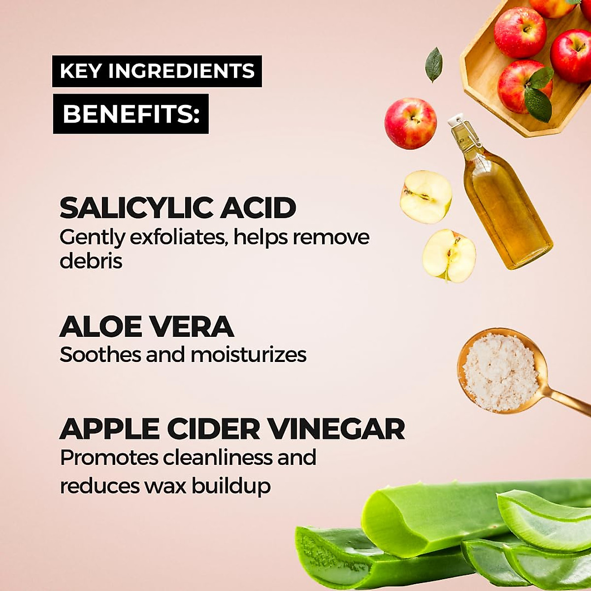 Moe Puppy Moe Ear Care Plus Ear Cleaning Solution for Pets| for Dogs and Cats (100 ml) (Pack of 1, Pink)