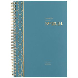 2023-2024 Cambridge® WorkStyle Balance Academic Weekly/Monthly Planner, 5-1/2" x 8-1/2", Teal, July 2023 to June 2024, 1606-200A-12