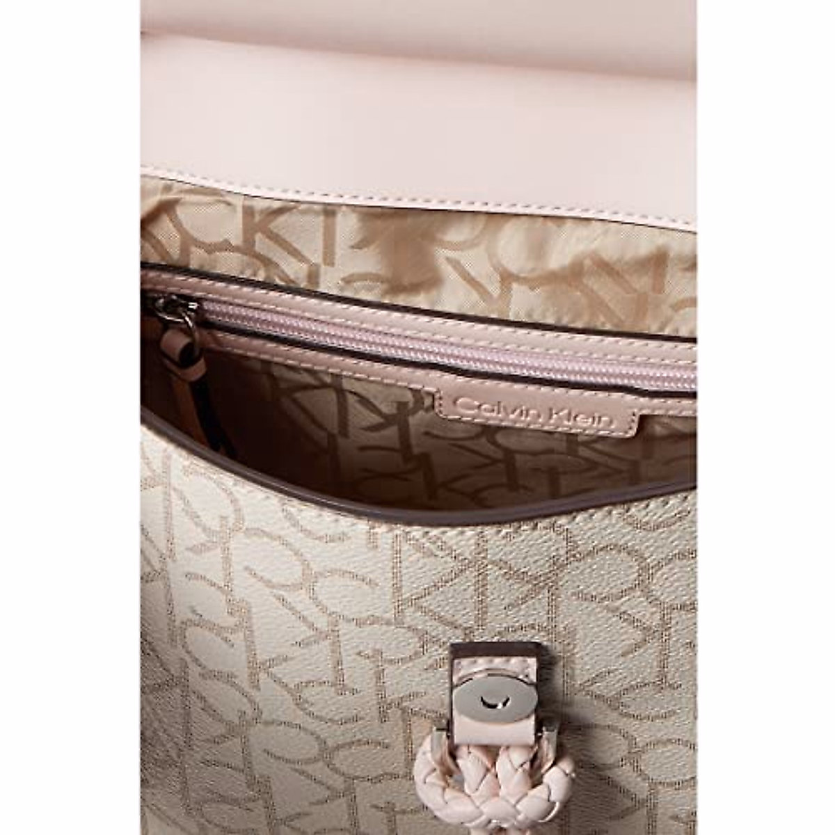 Calvin Klein Rowan Backpack Vanilla/Khaki/Crystal Pink One Size