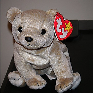 TY Beanie Baby - Almond The Beige Bear (7 inch)