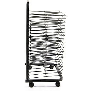 YSCMX Art Drying Rack, Mobile Drying Rack with Wire Shelves for Works of Art, Mobile Classrooms, Art Studio, Educational Product Drying Rack, Drying Easel, Drying& Print Racks (Size : 25-Layer)