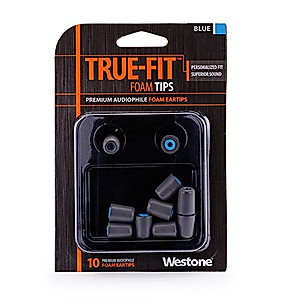 Westone Audio Performance Foam Eartips - Blue, 5 Pairs