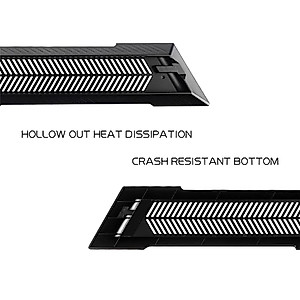 CKXIN Stand for PS4 Slim, Vertical Cooling Base Holder Stand for Playstation 4 Slim Console, Black