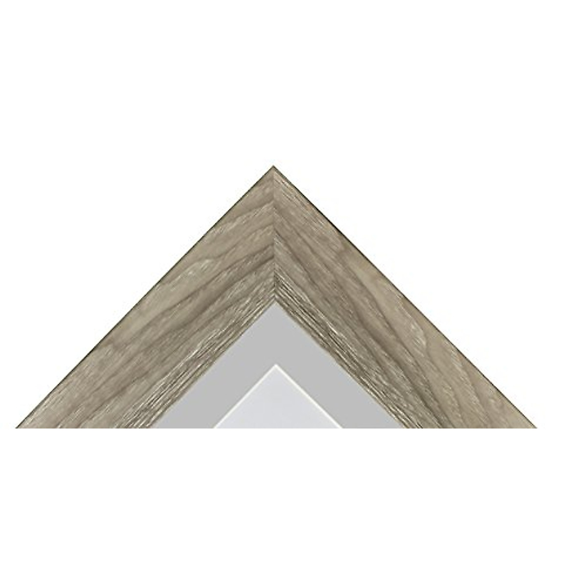 FRAMES BY POST Hygge Picture Photo Frame, Plastic Glass, Grey Ash with Light Grey Mount, 50 x 40 cm Image Size 15 x 10 Inches