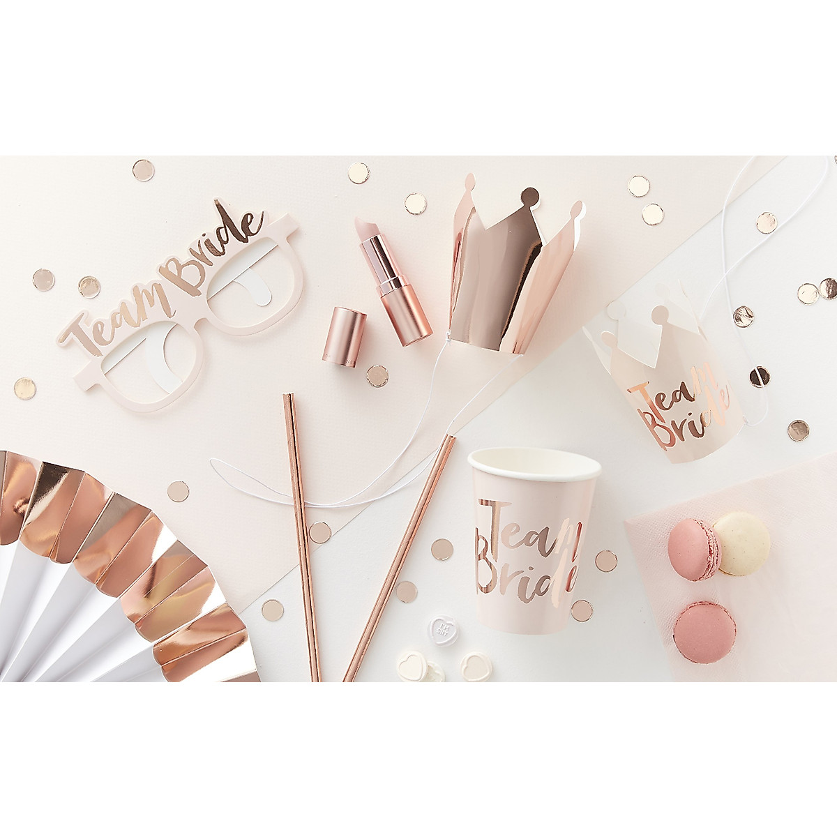 Ginger Ray Designer Team Bride Hen Party Balloons x 10 - Team Bride