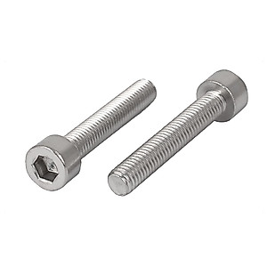 uxcell® M5x30mm 316 Stainless Steel Metric Hex Socket Head Cap Bolts Fasteners 10 Pcs