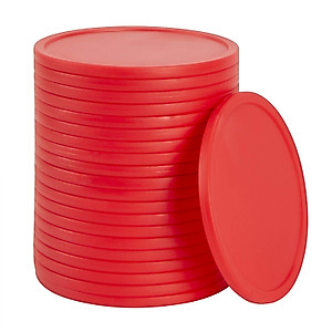 GoSports 4" Size Replacement Game Coins for Giant Four in a Row - For GoSports Game Sets Only - Set of 21 Coins - Choose Your Color