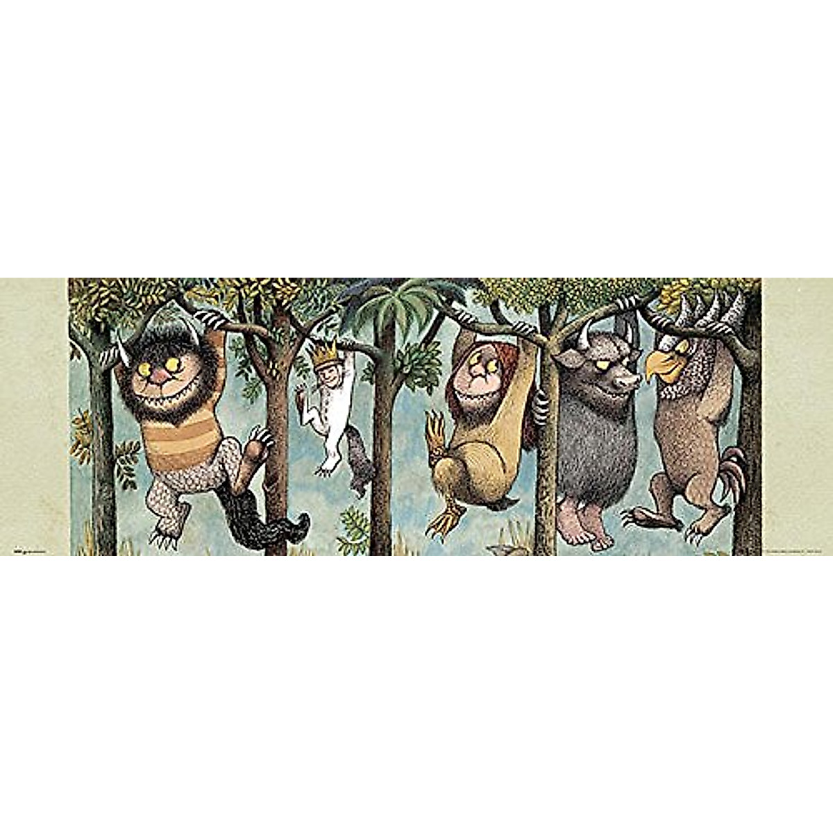 Close Up Where The Wild Things are Poster (36"x12")