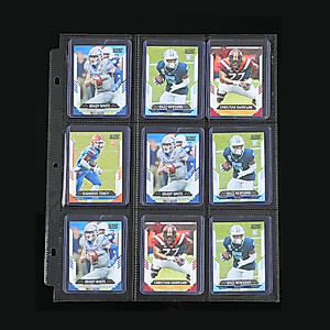 Baseball Card Binder with Sleeves - 720 Card Protectors Holder Book for Baseball Cards, 40 Pcs 9-Pocket Pages, Card Collector Album with Zipper Storage Display Case