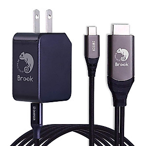Brook Switch HDMI Cable - A Portable Dock and Charger Pack for Your Switch, Switch Dock Adapter to HDTV, Travel Lightly with Your Switch