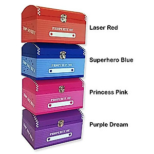 Treasure Chest Box - Superhero Blue